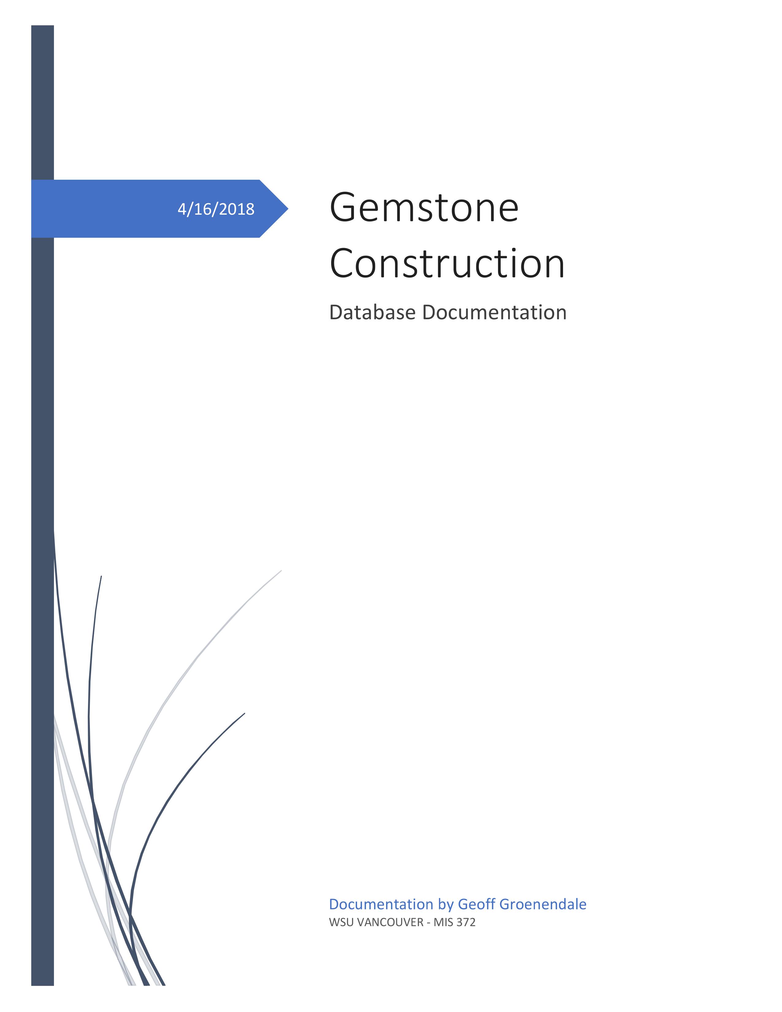 Geoff Groenendale Portfolio Geoff Groenendale Portfolio